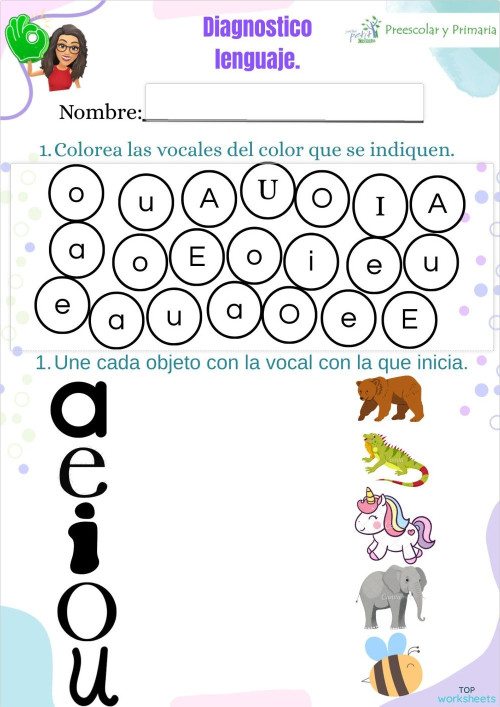 Traza la silaba "ma". Ficha interactiva | TopWorksheets