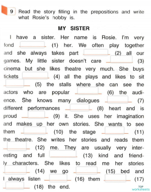 Ex. 9 p. 71. Interactive worksheet | TopWorksheets