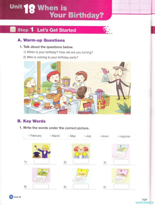 Step by step listening 2 (unit 18). Bài tập tương tác | TopWorksheets