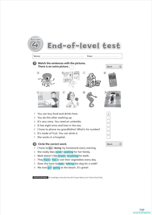 SM3 Review4. Interactive worksheet | TopWorksheets