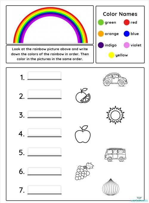 Colors by Neo Cursos. Interactive worksheet | TopWorksheets