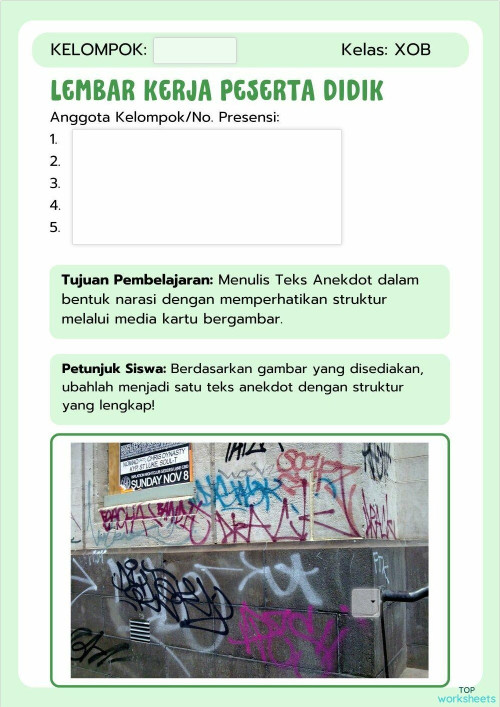 Teks Narasi: lembar kerja interaktif dan latihan online | TopWorksheets