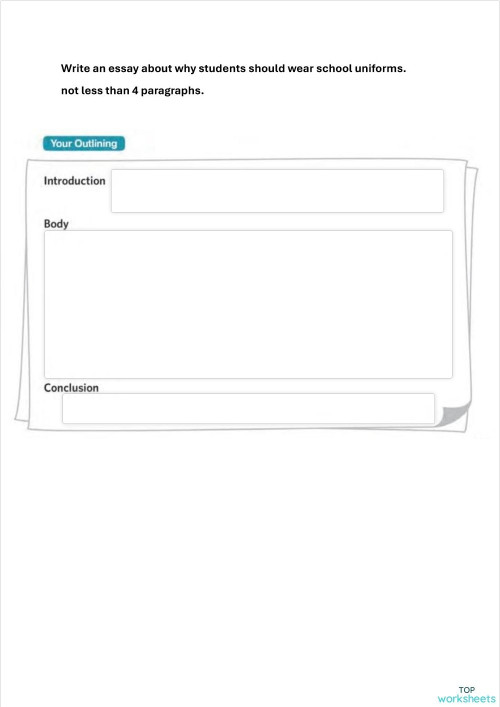 teens - writing 1. Interactive worksheet | TopWorksheets