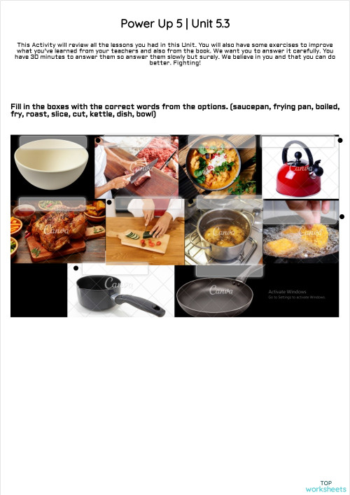 Power Up 5 | Unit 5.3. Interactive worksheet | TopWorksheets