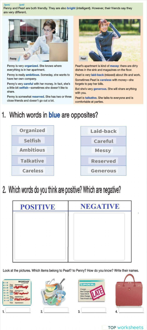 B07 vocabulary U8LB. Interactive worksheet | TopWorksheets