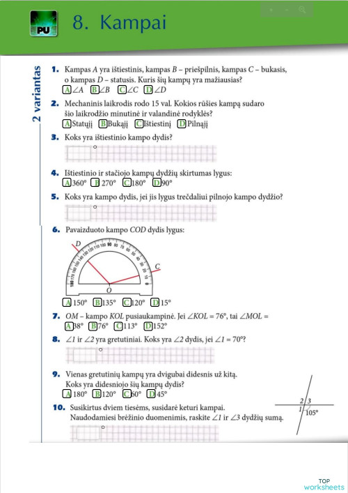 Kampai: interactive worksheets and online exercises | TopWorksheets