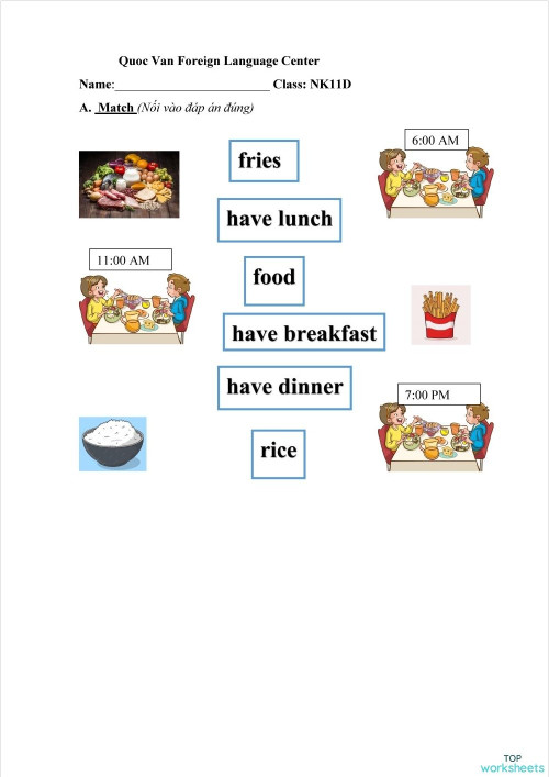 Oxford phonics 2. Interactive worksheet | TopWorksheets