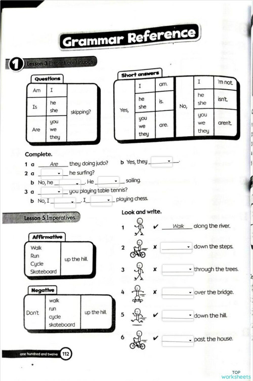 Bright Idea 3 Workbook page 112 (multiple Choices). Interactive ...