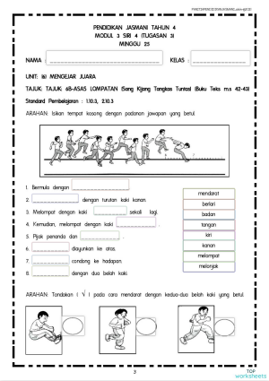 Interactive worksheets and online exercises in malay | TopWorksheets