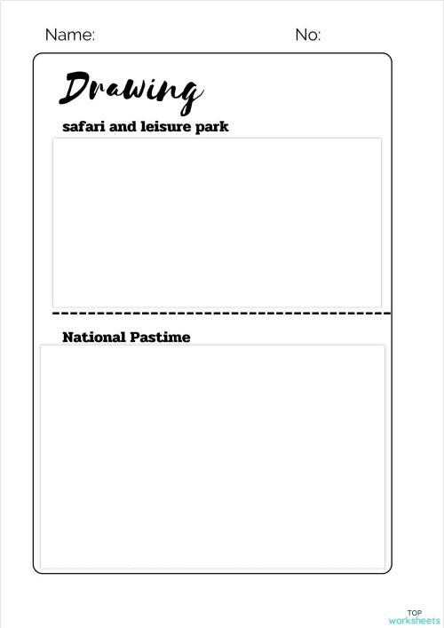 Drawing time. Interactive worksheet | TopWorksheets