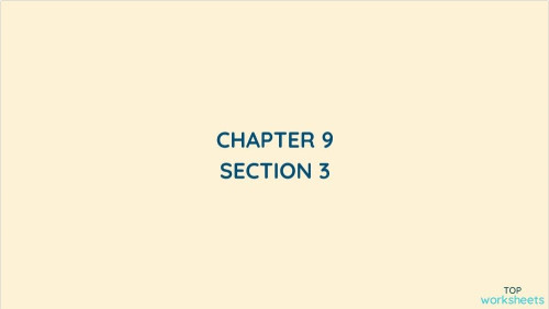 Chapter 9 Section 3. Interactive worksheet | TopWorksheets