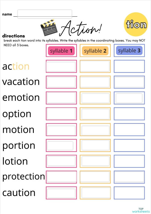 tion worksheets. Interactive worksheet | TopWorksheets