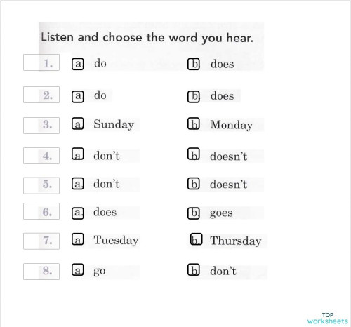 Present Simple questions. Interactive worksheet | TopWorksheets