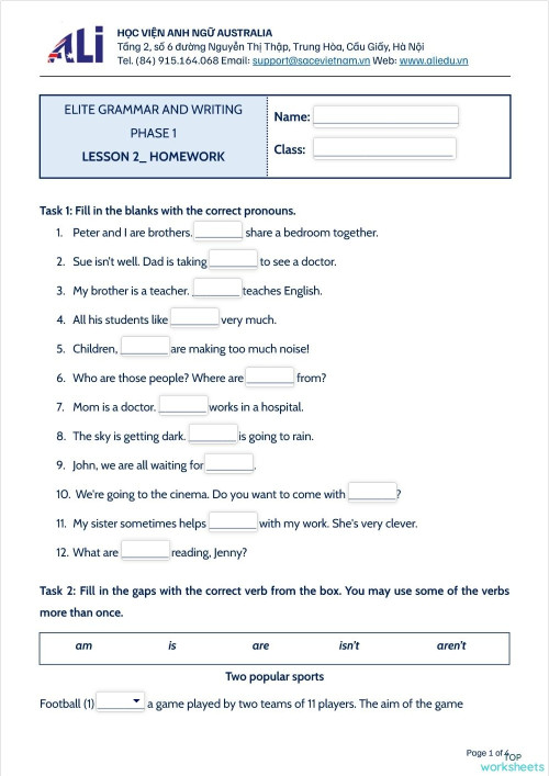 Writing tips 2. Interactive worksheet | TopWorksheets