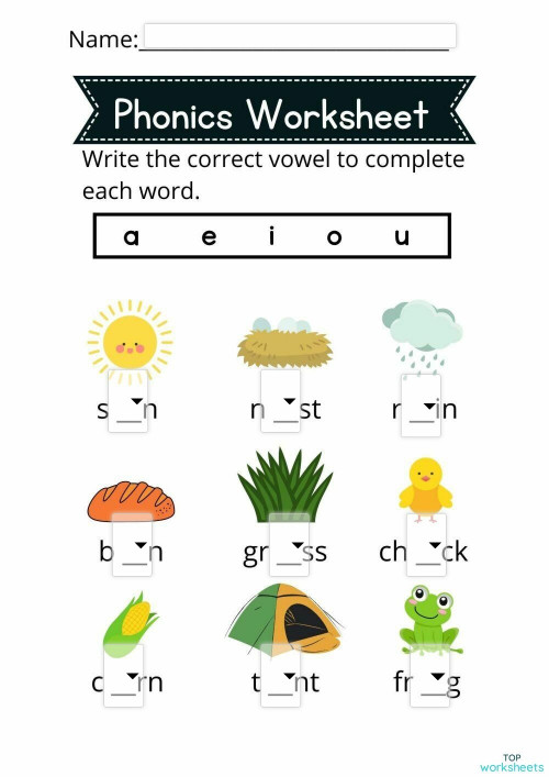 Topworksheets (2) ใบงานเชิงโต้ตอบ | TopWorksheets