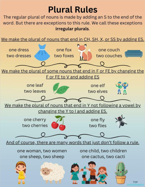 Fishing for Nouns. Interactive worksheet | TopWorksheets