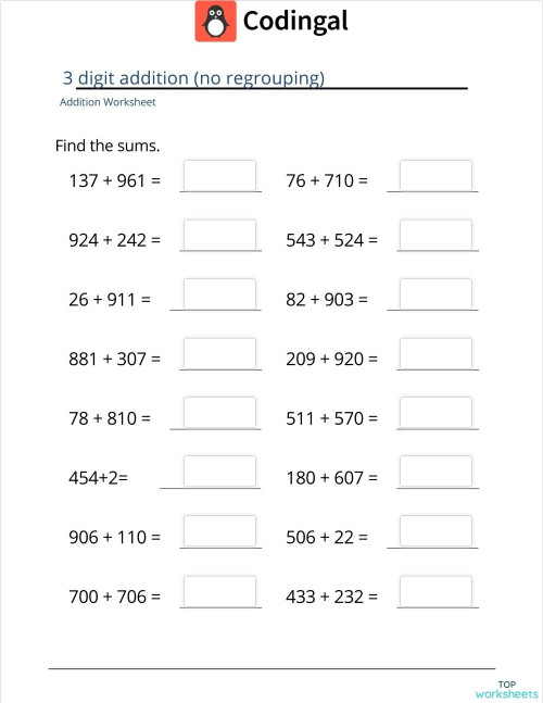 M_G02M05L22_WE02_Addition of Three-Digit Numbers (Without Regrouping ...