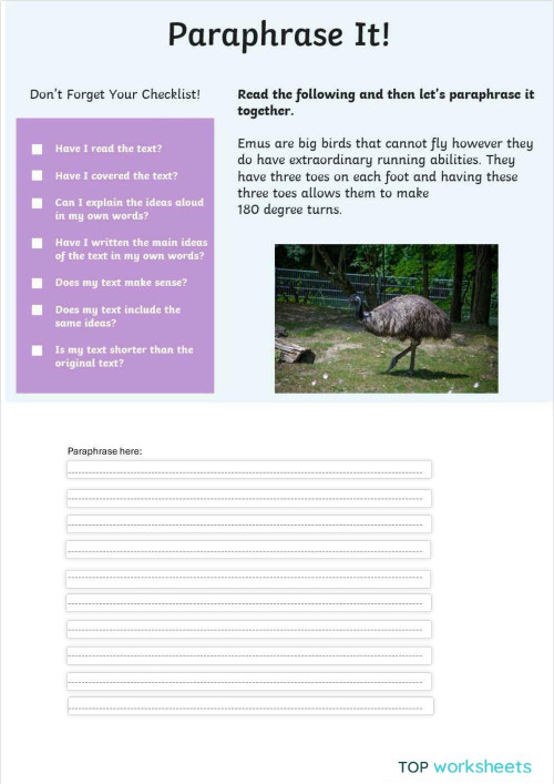 writing. Interactive worksheet | TopWorksheets