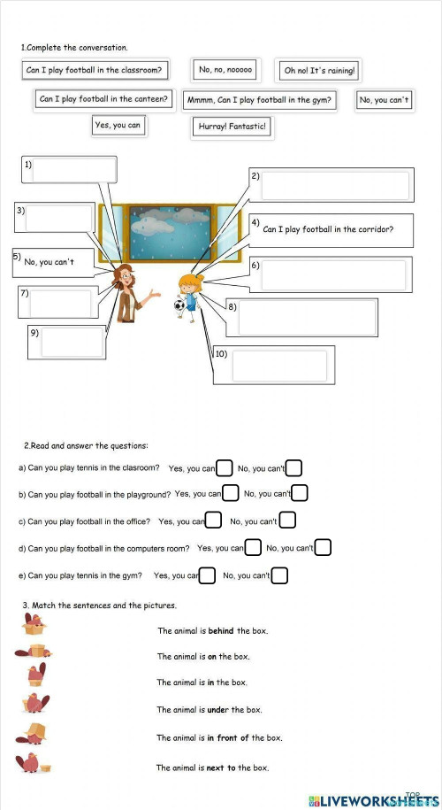 En2_U1_Parts_of_the_school. Interactive worksheet | TopWorksheets