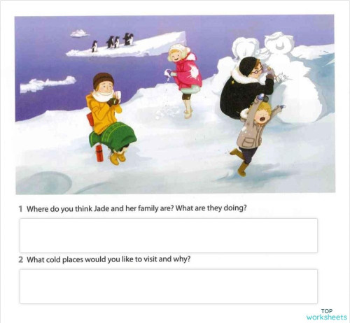 The coldest places in the world part 2. Interactive worksheet ...