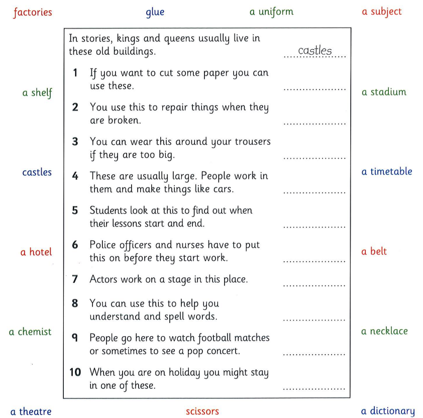 Flyers Homework in Session 1. Interactive worksheet | TopWorksheets
