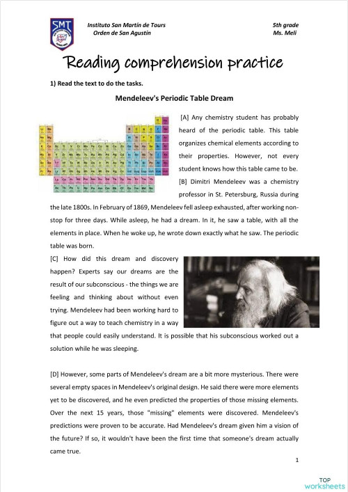 Reading practice 2. Interactive worksheet | TopWorksheets