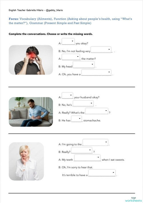 EFE 2 - Lesson 11 - What's the matter. Interactive worksheet | TopWorksheets