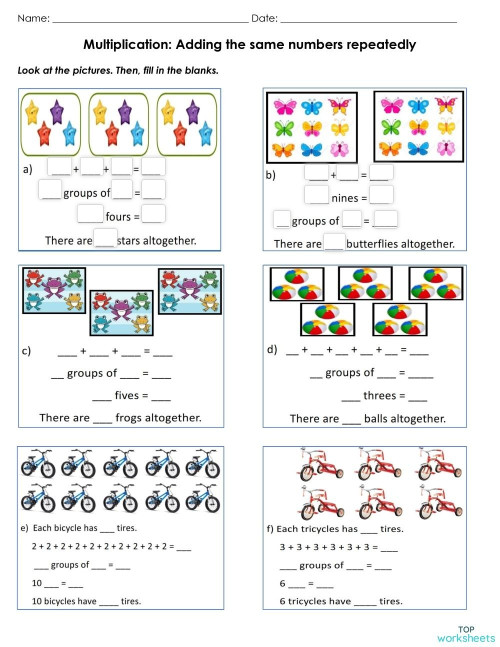 Multi-Step Subtraction and Multiplication. Interactive worksheet ...