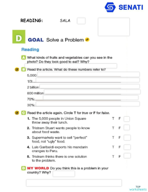 READING ACTIVITY UNIT 9. Interactive worksheet | TopWorksheets