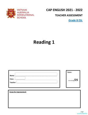 ESL/ Reading skills practice 1. Interactive worksheet | TopWorksheets