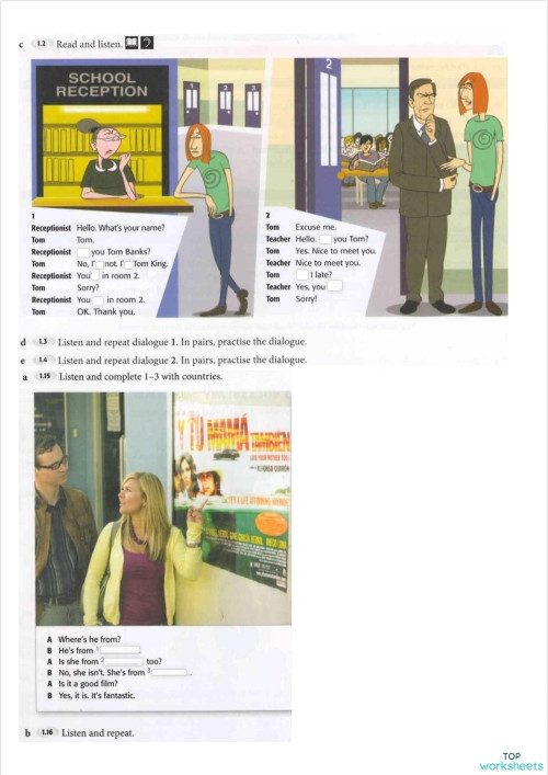 ISP 1 Lesson 1 gr.intro. Interactive worksheet | TopWorksheets