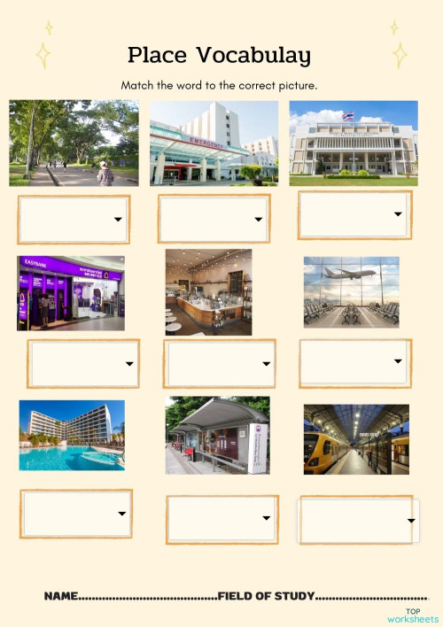 ใบงานที่ 2 Dropdown ใบงานเชิงโต้ตอบ | TopWorksheets