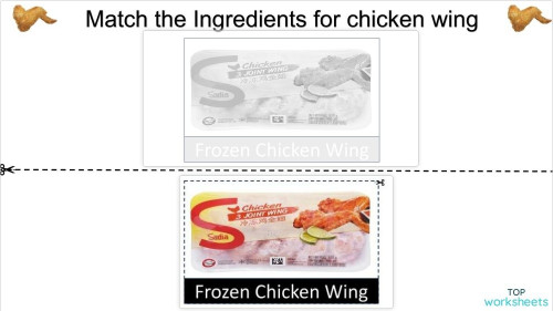 Chicken Wing Worksheet. Interactive worksheet | TopWorksheets
