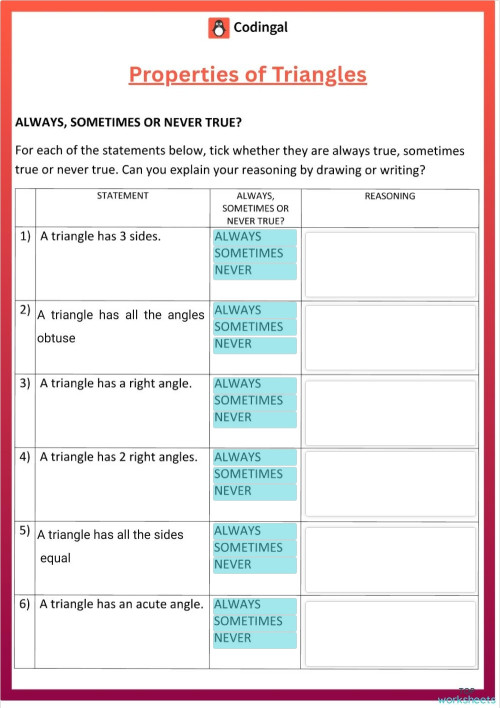 M_04M14L48_WC01_Properties_of_2D_Shapes_2. Interactive worksheet | TopWorksheets
