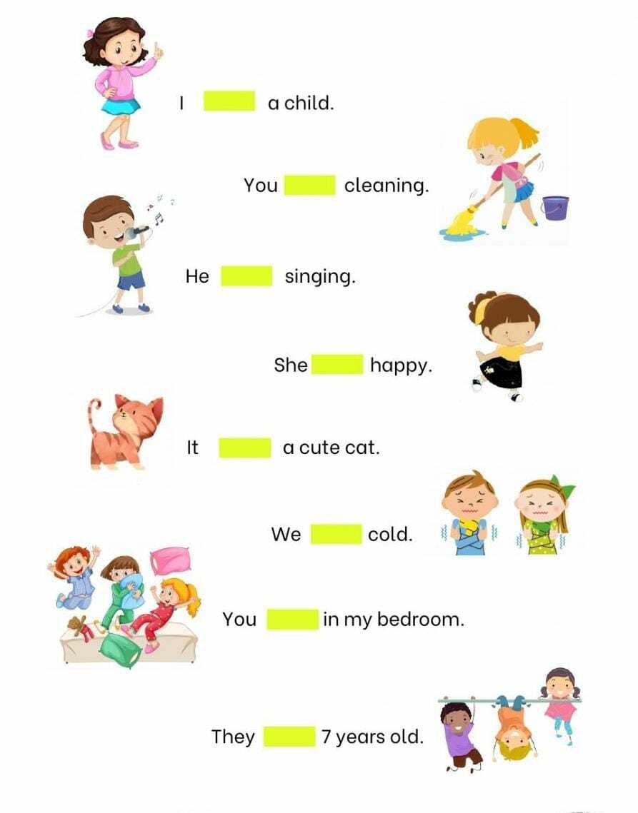 Verb TO BE. Interactive worksheet | TopWorksheets