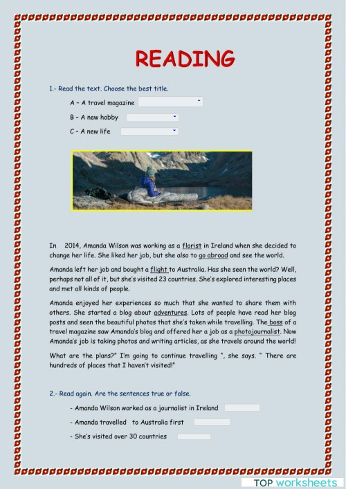 Other: interactive worksheets and online exercises | TopWorksheets