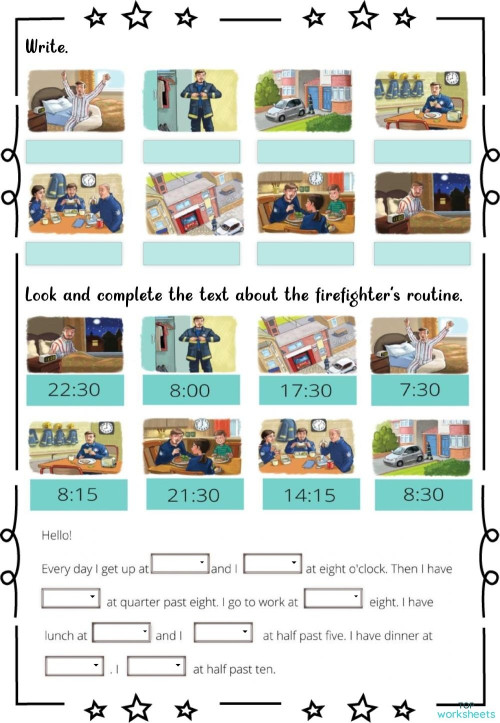 routines 3. Interactive worksheet | TopWorksheets