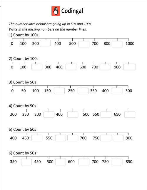 M_G02M05L19_WC01_Jumping on Number Lines. Interactive worksheet | TopWorksheets