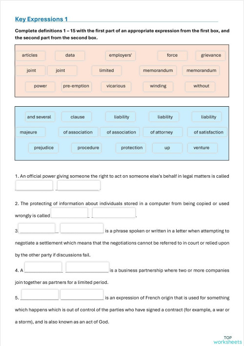Customer Service / Call. Interactive worksheet | TopWorksheets