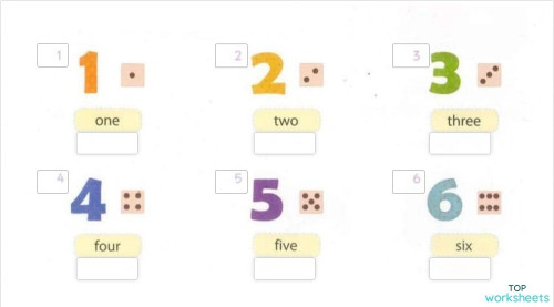 What number is it? (dictation). Interactive worksheet | TopWorksheets