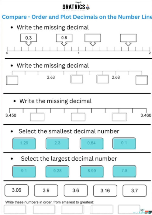 Place Value 89. Interactive worksheet | TopWorksheets