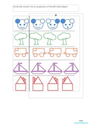 mirror projector & math. Interactive worksheet | TopWorksheets