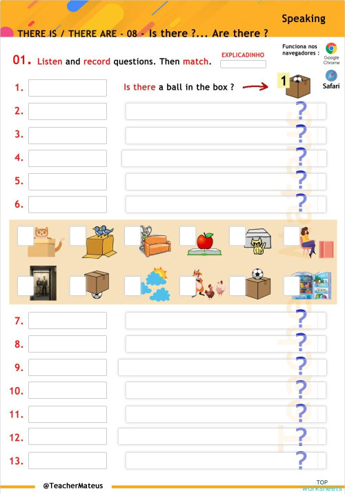 THERE IS THERE ARE - 08 - Is there ? ... Are there ? - Speaking (Copied ...