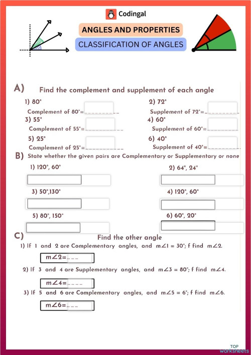 M_G07M13L44_WC02_Understanding_Angles_2. Interactive worksheet | TopWorksheets