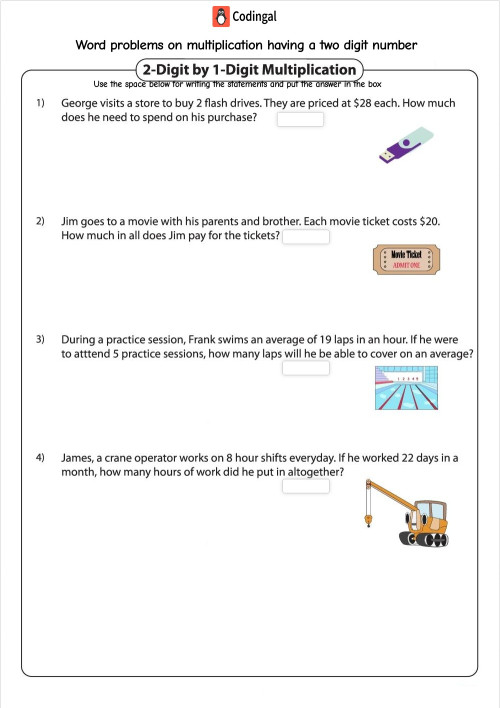 M_G02M10L49_WC02_Word problems on multiplication having a two digit number. Interactive ...