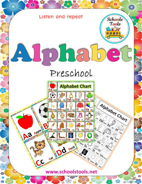 Alphabet Chart. Interactive worksheet | TopWorksheets