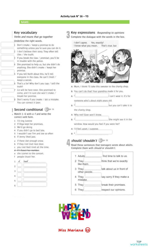 task 16-Y3. Interactive worksheet | TopWorksheets
