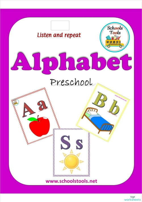 Alphabet Cards. Interactive worksheet | TopWorksheets