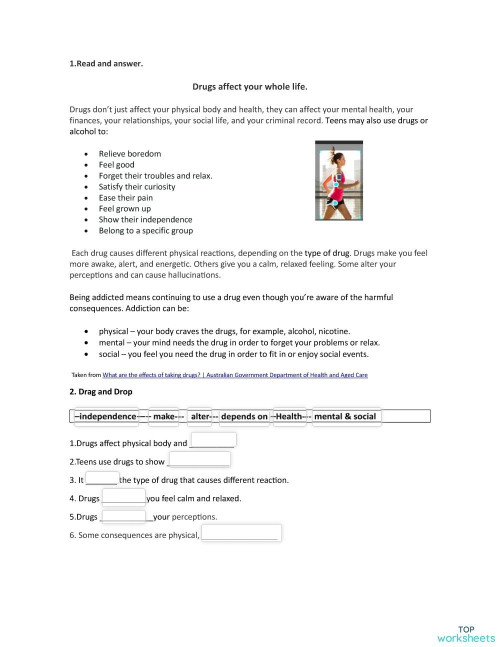 READING COMPREHENSION. Interactive worksheet | TopWorksheets