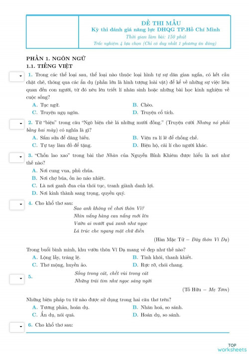 DGNL: interactive worksheets and online exercises | TopWorksheets
